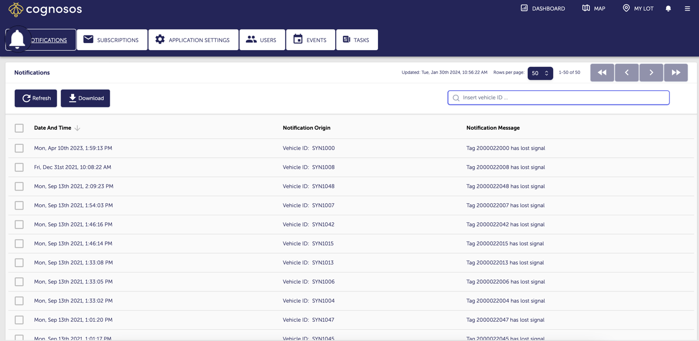 Viewing System Notifications & Exception Reporting